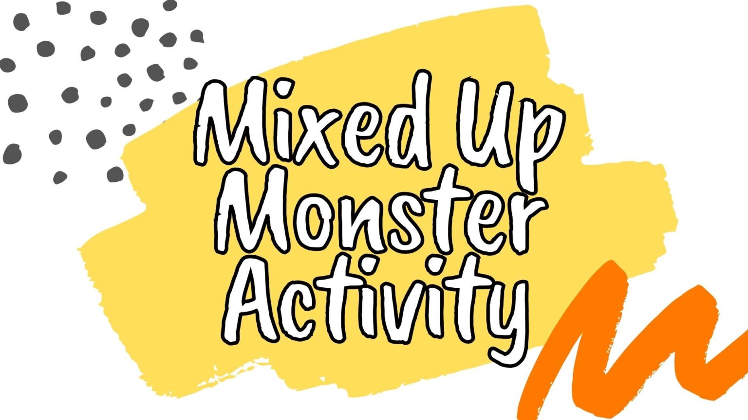 Mixed Up Monster - Easy and Fun Halloween Art!