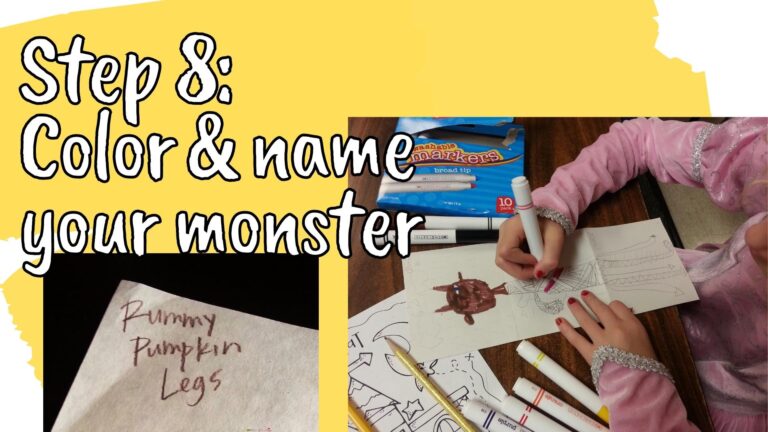 Mixed Up Monster - Easy and Fun Halloween Art!