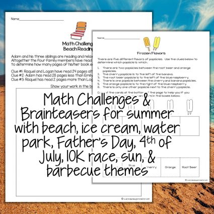 Summer Math Challenges & Brainteasers