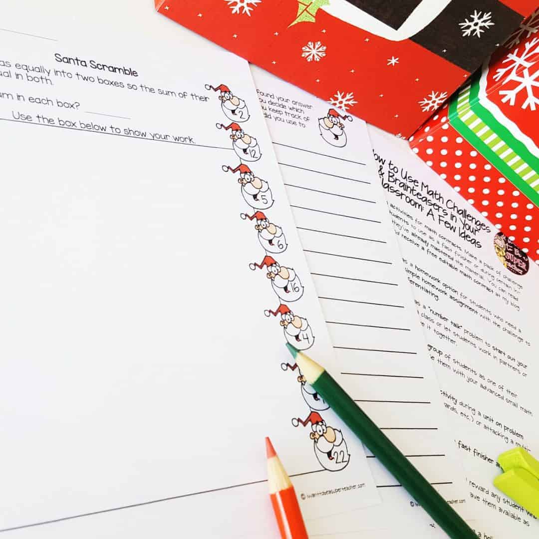 December Fun Freebies to Help Calm the Chaos