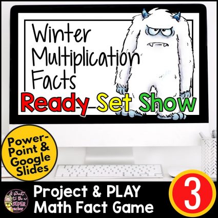 Ready, Set, Show! Winter Multiplication Facts