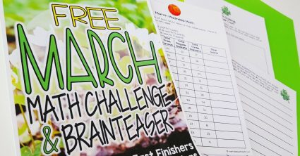 Engage and Challenge with FREE March Math Activities