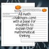 Halloween Math Challenges & Brainteasers