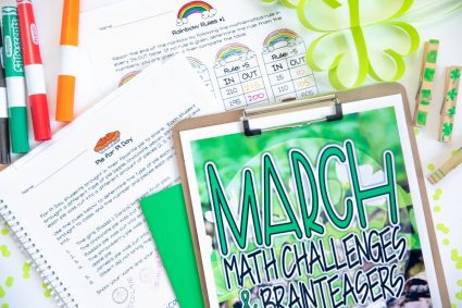 Engage and Challenge with FREE March Math Activities