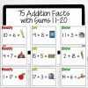 Ready, Set, Show! Back to School Math Game Addition Facts