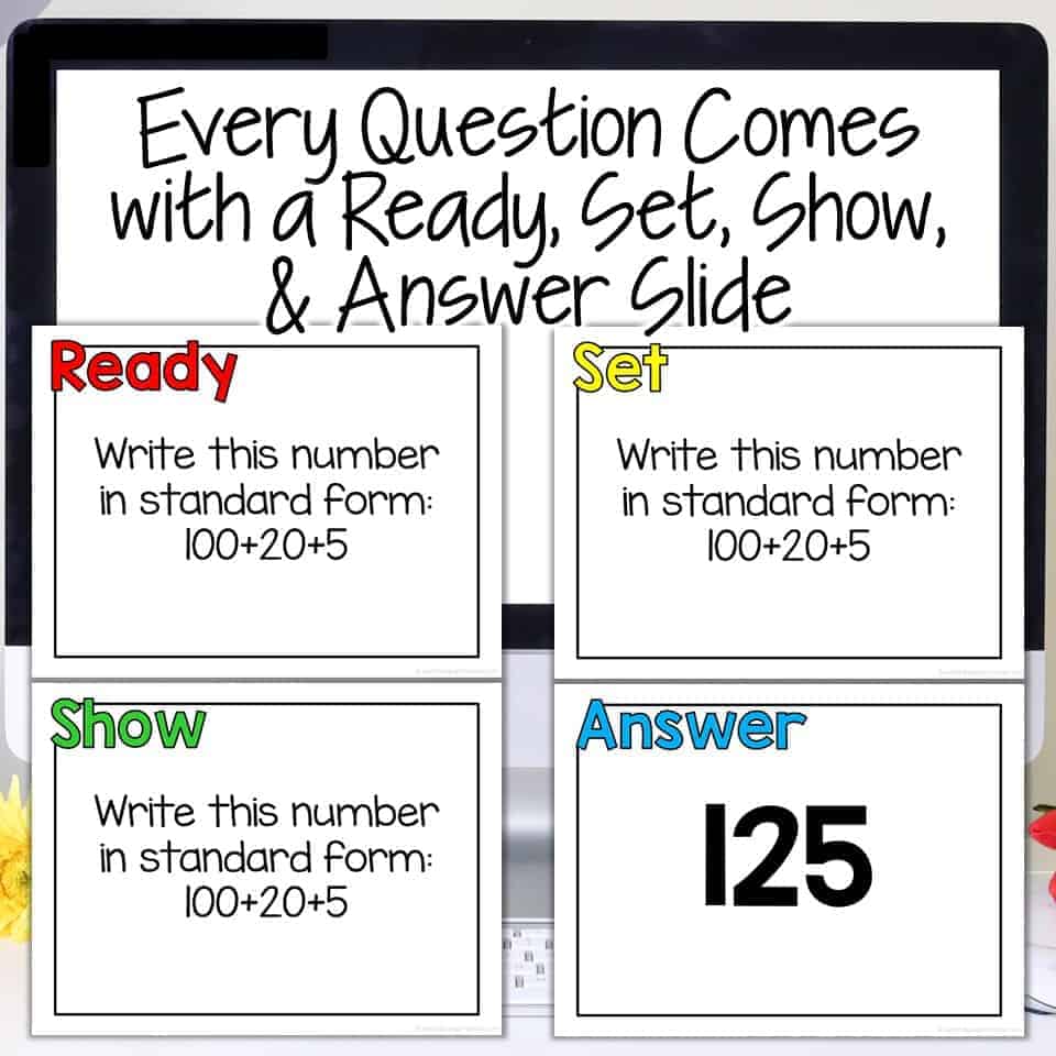 Ready Set Show Expanded Form Game