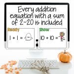 Ready, Set, Show! Halloween Addition & Subtraction Facts