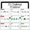 Ready, Set, Show! Winter Multiplication Facts