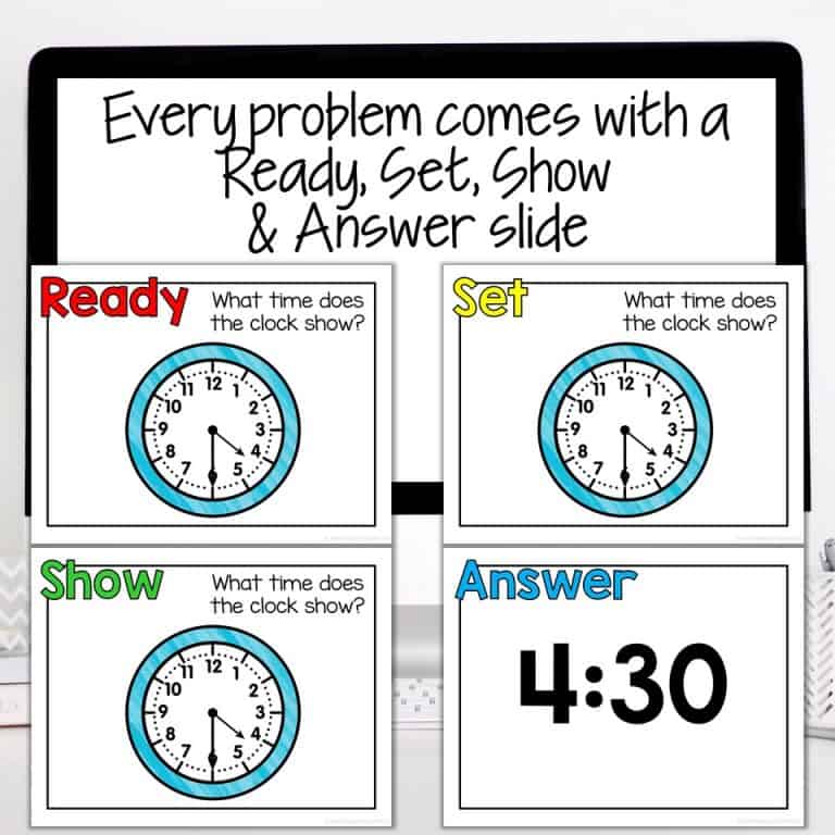 Ready, Set, Show! Telling Time Game