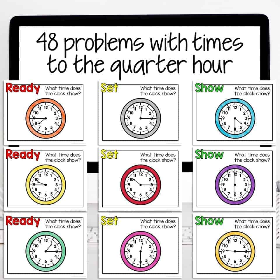 Ready Set Show Telling Time Game I Want To Be A Super Teacher