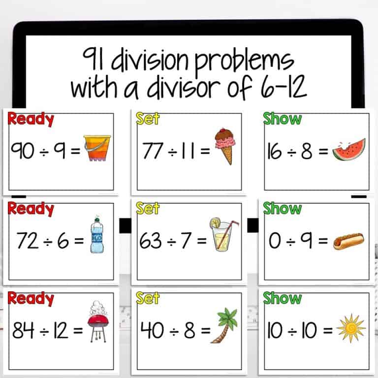 Ready, Set, Show! Summer Division Facts