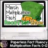 Ready, Set, Show! March Multiplication Facts