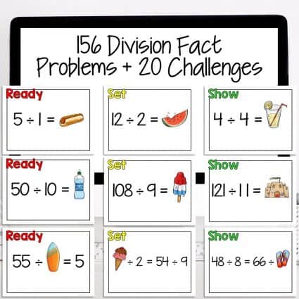 Ready, Set, Show! Summer Division Facts