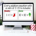 Ready, Set, Show! Christmas Addition & Subtraction Facts