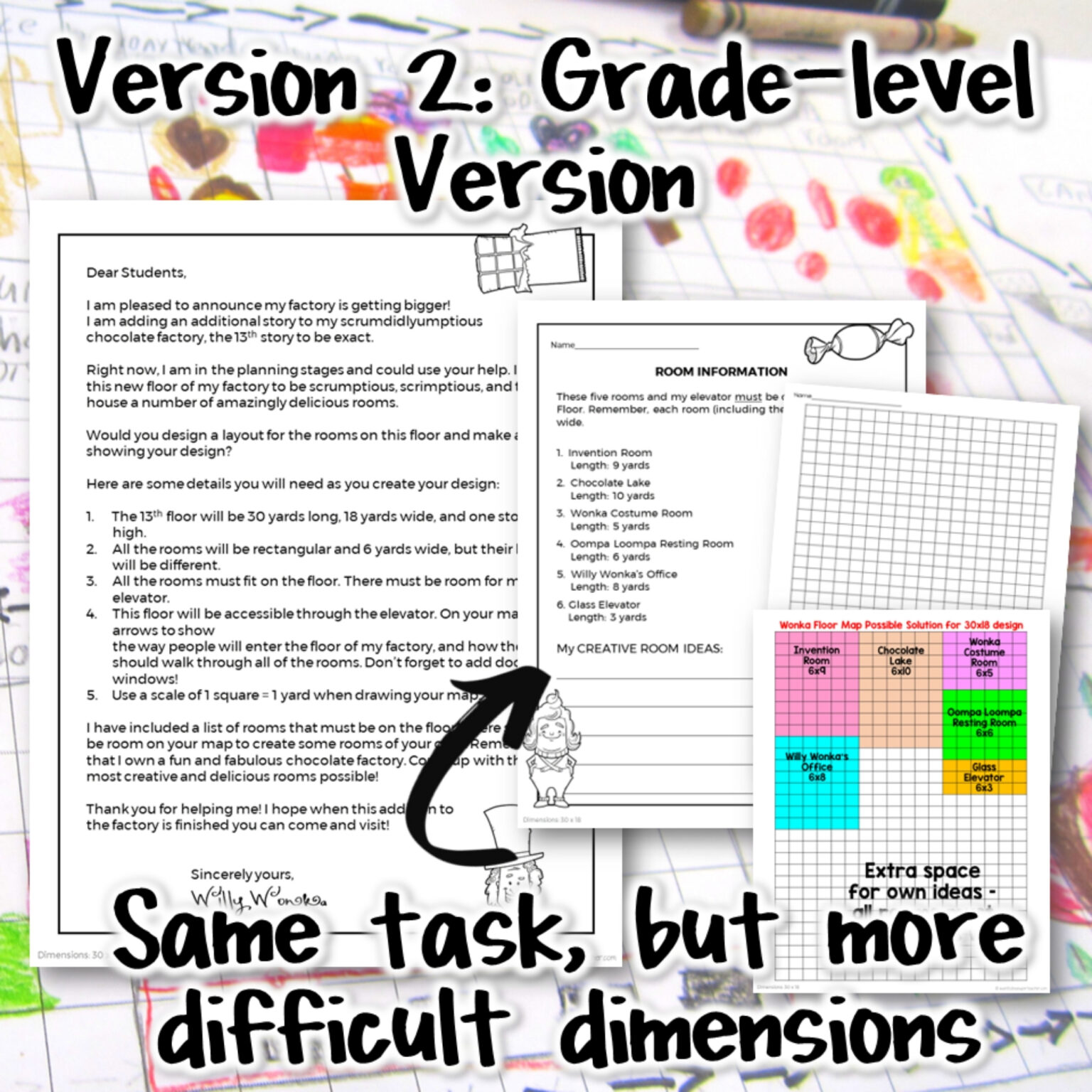 Wonka Factory Design Math Project