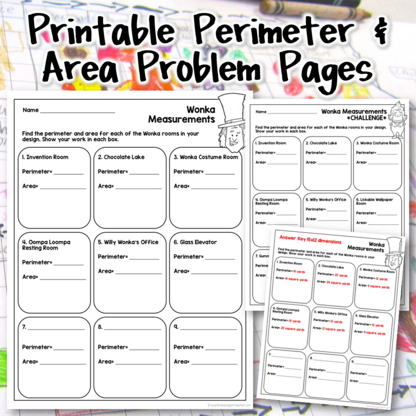 Wonka Factory Design Math Project