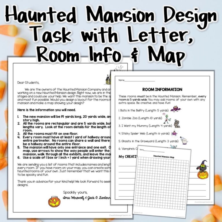 Haunted Mansion Math Project